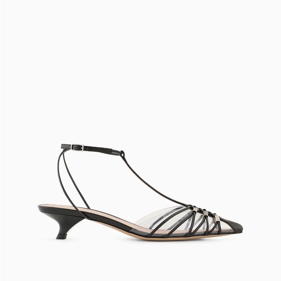 Emporio Armani | Shoes | Emporio Armaninappaleather Tshaped Court Shoes ...